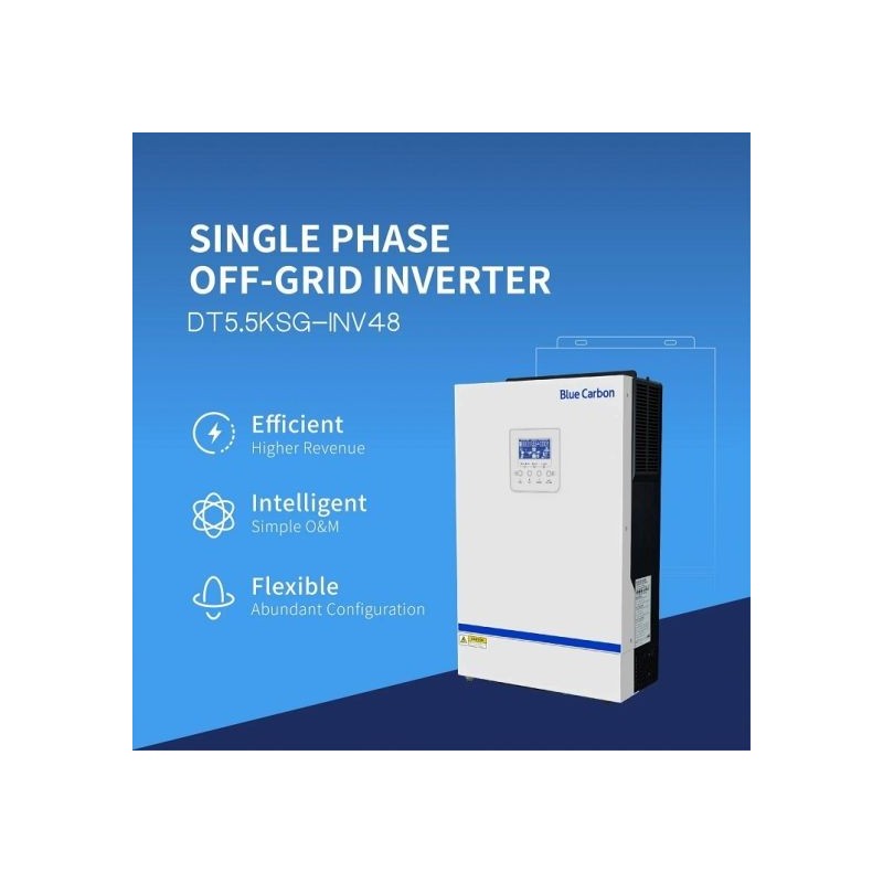 BLUE CARBON 4kva/24v hybrid inverter